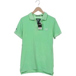 Superdry Herren Poloshirt, hellgrün, Gr. 52