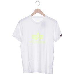 Alpha Industries Herren T-Shirt, weiß, Gr. 48