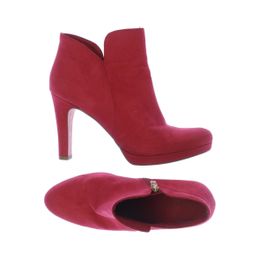 Tamaris Damen Stiefelette, rot, Gr. 40