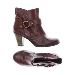 Tom Tailor Damen Stiefelette, braun, Gr. 36