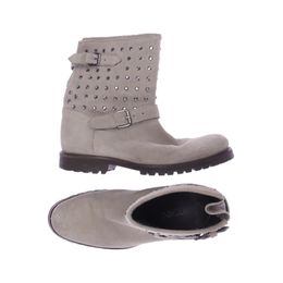 Marc Cain Damen Stiefelette, beige, Gr. 39