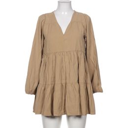 Zara Damen Kleid, beige, Gr. 34