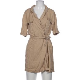 Zara Damen Kleid, beige, Gr. 36