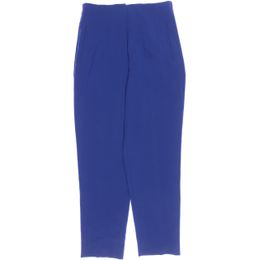 Zara Damen Stoffhose, blau, Gr. 0