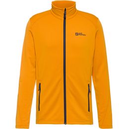 Jack Wolfskin Kolbenberg Fleecejacke Herren - gelb - Gr. M - Polyester/Elastan
