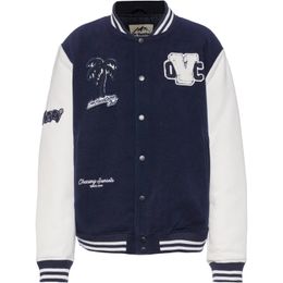 On Vacation Club College Collegejacke - blau - Gr. S - Polyester