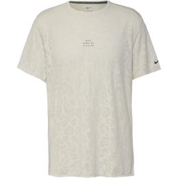 Nike Rise 365 Funktionsshirt Herren - grau - Gr. XXL - Polyester/Elastan
