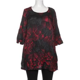 Selection by Ulla Popken Damen Bluse, schwarz, Gr. 46