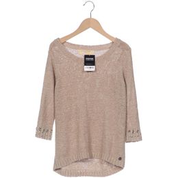 Tom Tailor Damen Pullover, beige, Gr. 34