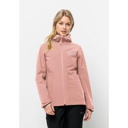 Funktionsjacke Jack Wolfskin "ROBURY 2L JKT W" Gr. XXL (48), rosa (rose, dawn) Damen Jacken