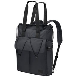 Cityrucksack Jack Wolfskin "WANDERTHIRST TOTE" grau (phantom) Rucksäcke