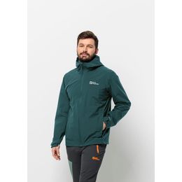 Funktionsjacke Jack Wolfskin "ROBURY 2L JKT M" Gr. XXL (58), grün (emerald) Herren Jacken