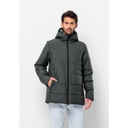 Funktionsjacke Jack Wolfskin "DEUTZER LONG JKT M" Gr. XL (54/56), grün (slate, green) Herren Jacken