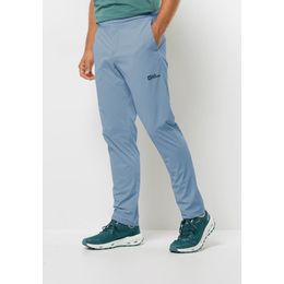 Sporthose Jack Wolfskin "PRELIGHT PANTS M" Gr. L (52), Normalgrößen, blau (elemental, blue) Herren Hosen