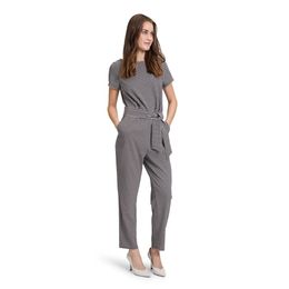 Overall Betty Barclay "Betty Barclay Jumpsuit mit Eingrifftaschen" Gr. 40, Normalgrößen, schwarz (schwarz, beige) Damen Overalls Form