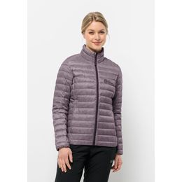 Daunenjacke Jack Wolfskin "PILVI DOWN JKT W", Damen, Gr. XL (46), lila (wild, blossom), Obermaterial: 100% Polyester; Futter: 100% Polyester; Füllung: 90% Entendaune; 10% Federn, Jacken