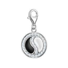 Rafaela Donata Anhänger Damen Größe One Size schwarz / silber / transparent