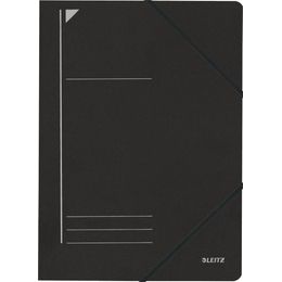 Leitz Fächermappe Eckspanner A4 für ca. 250 Blatt schwarz