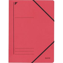 Leitz Fächermappe Eckspanner A4 für ca. 250 Blatt rot