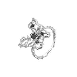 Nebelmeer Fingerring Schmetterlingsring Damen eleganter Allround modischer Ring Damen, Manschettenknopfzubehör