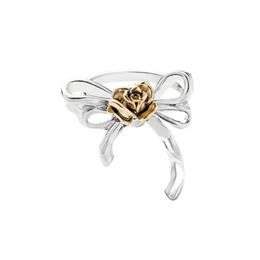 Nebelmeer Fingerring Einfacher Schleifenring Damen verstellbarer offener Ring Modisches, Manschettenknopfzubehör