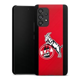 DeinDesign Galaxy A53 5G Handy Premium Case Smartphone Handyh&uuml;lle Schutzh&uuml;lle gl&auml;nzend Official Licensed Product Billy Goat Hennes 1. Fc K&ouml;ln Premium Case