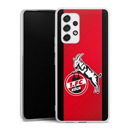 DeinDesign Galaxy A53 5G Handy Silikon H&uuml;lle Case transparent Handyh&uuml;lle Official Licensed Product Billy Goat Hennes 1. Fc K&ouml;ln Silikon Case