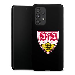 DeinDesign Galaxy A53 5G Handy Premium Case Smartphone Handyh&uuml;lle Schutzh&uuml;lle matt Official Licensed Product Vfb Stuttgart Coat Of Arms Premium Case