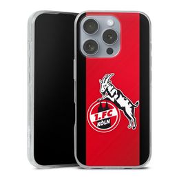 DeinDesign iPhone 16 Pro Handy Silikon H&uuml;lle Case transparent Handyh&uuml;lle 1. Fc K&ouml;ln Billy Goat Hennes Official Licensed Product Silikon Case