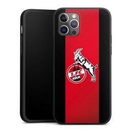 DeinDesign iPhone 12 Pro Handy Premium Silikon H&uuml;lle Handyh&uuml;lle schwarz Case 1. Fc K&ouml;ln Billy Goat Hennes Official Licensed Product Silikon Premium Case