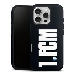 DeinDesign iPhone 16 Pro Handy Panzer Handyh&uuml;lle robuste Outdoor H&uuml;lle Schutzh&uuml;lle matt 1. Fcm 1. Fc Magdeburg Official Licensed Product Tough Case