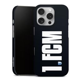 DeinDesign iPhone 16 Pro Handy Premium Case Smartphone Handyh&uuml;lle Schutzh&uuml;lle matt 1. Fcm 1. Fc Magdeburg Official Licensed Product Premium Case