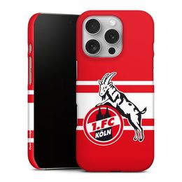 DeinDesign iPhone 16 Pro Handy Premium Case Smartphone Handyh&uuml;lle Schutzh&uuml;lle matt Official Licensed Product Coat Of Arms 1. Fc K&ouml;ln Premium Case
