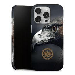 DeinDesign iPhone 16 Pro Handy Premium Case Smartphone Handyh&uuml;lle Schutzh&uuml;lle matt Eintracht Frankfurt Eagle Official Licensed Product Premium Case