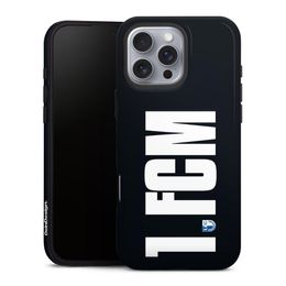 DeinDesign iPhone 16 Pro Max Handy Panzer Handyh&uuml;lle robuste Outdoor H&uuml;lle Schutzh&uuml;lle matt 1. Fcm 1. Fc Magdeburg Official Licensed Product Tough Case