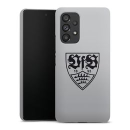DeinDesign Galaxy A53 5G Handy Premium Case Smartphone Handyh&uuml;lle Schutzh&uuml;lle gl&auml;nzend Vfb Stuttgart Official Licensed Product Logo Premium Case