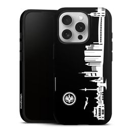 DeinDesign iPhone 16 Pro Handy Panzer Handyh&uuml;lle robuste Outdoor H&uuml;lle Schutzh&uuml;lle gl&auml;nzend Eintracht Frankfurt Sge Skyline Tough Case