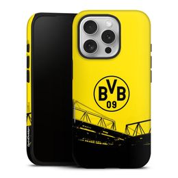DeinDesign iPhone 16 Pro Handy Panzer Handyh&uuml;lle robuste Outdoor H&uuml;lle Schutzh&uuml;lle matt Merchandise Bvb Borussia Dortmund Tough Case