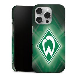 DeinDesign iPhone 16 Pro Handy Premium Case Smartphone Handyh&uuml;lle Schutzh&uuml;lle matt Sv Werder Bremen Coat Of Arms Official Licensed Product Premium Case