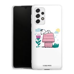 DeinDesign Galaxy A33 5G Handy Silikon H&uuml;lle Case transparent Handyh&uuml;lle Official Licensed Product Snoopy Dog Silikon Case