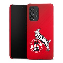 DeinDesign Galaxy A53 5G Handy Premium Case Smartphone Handyh&uuml;lle Schutzh&uuml;lle matt 1. Fc K&ouml;ln Effzeh Official Licensed Product Premium Case