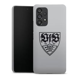 DeinDesign Galaxy A53 5G Handy Premium Case Smartphone Handyh&uuml;lle Schutzh&uuml;lle matt Vfb Stuttgart Official Licensed Product Logo Premium Case