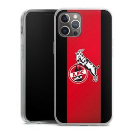 DeinDesign iPhone 12 Pro Max Handy Silikon H&uuml;lle Case transparent Handyh&uuml;lle Official Licensed Product Billy Goat Hennes 1. Fc K&ouml;ln Silikon Case