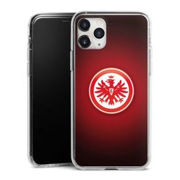 DeinDesign iPhone 11 Pro Max Handy Silikon H&uuml;lle Case transparent Handyh&uuml;lle Official Licensed Product Coat Of Arms Eintracht Frankfurt Silikon Case
