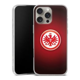 DeinDesign iPhone 16 Pro Max Handy Silikon H&uuml;lle Case transparent Handyh&uuml;lle Official Licensed Product Coat Of Arms Eintracht Frankfurt Silikon Case