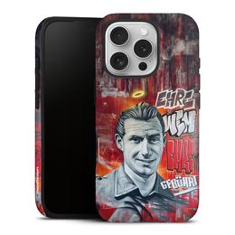 DeinDesign iPhone 16 Pro Handy Panzer Handyh&uuml;lle robuste Outdoor H&uuml;lle Schutzh&uuml;lle matt 1. Fc Kaiserslautern 1. Fck Fritz Walter Tough Case