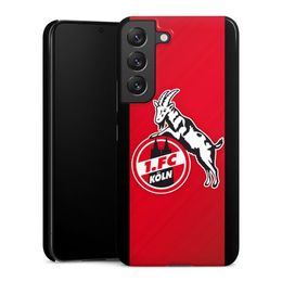 DeinDesign Galaxy S22 Handy Premium Case Smartphone Handyh&uuml;lle Schutzh&uuml;lle gl&auml;nzend 1. Fc K&ouml;ln Billy Goat Hennes Official Licensed Product Premium Case
