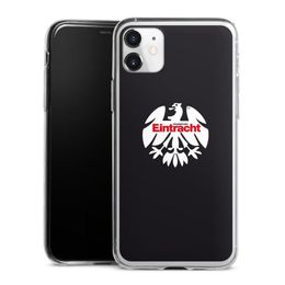DeinDesign iPhone 11 Handy Slim Case Silikon Handyh&uuml;lle transparent H&uuml;lle extra d&uuml;nn Eagle Logo Retro Silikon Slim Case