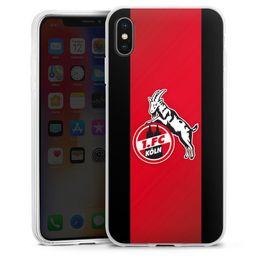 DeinDesign iPhone Xs Max Handy Silikon H&uuml;lle Case transparent Handyh&uuml;lle 1. Fc K&ouml;ln Billy Goat Hennes Official Licensed Product Silikon Case
