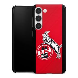 DeinDesign Galaxy S23 Handy Premium Case Smartphone Handyh&uuml;lle Schutzh&uuml;lle gl&auml;nzend 1. Fc K&ouml;ln Billy Goat Hennes Official Licensed Product Premium Case